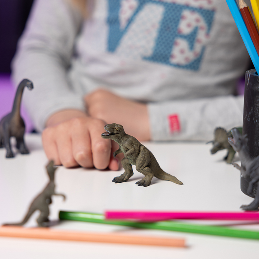 Mini PLUS Dinosaur Figures Set 1 (Tube, 6 pcs) - Mini Papo | Papo France
