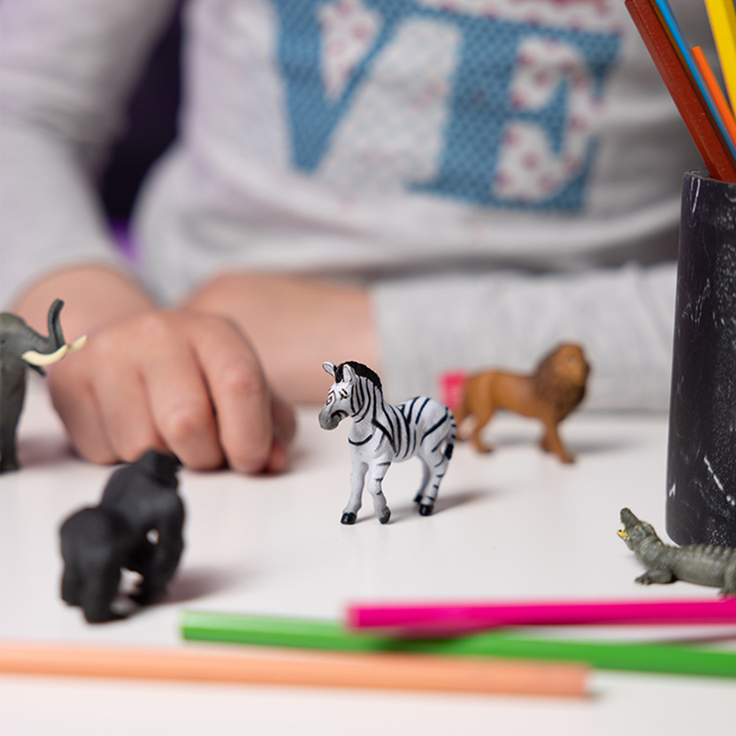 Mini PLUS Wild Figurines Set 1 (Tube, 6 pcs) - Mini Papo | Papo France