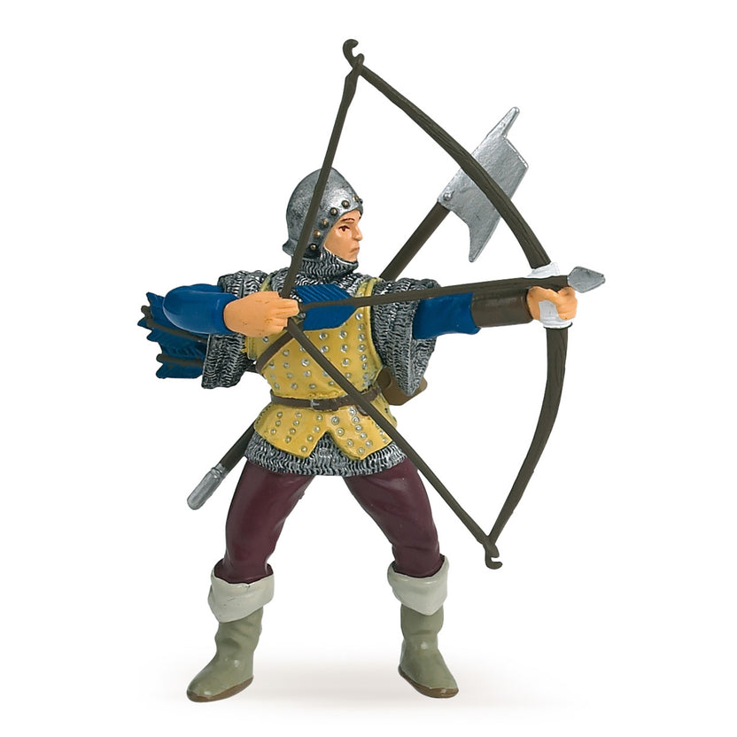 Blue Archer Figurine - Medieval | Papo France