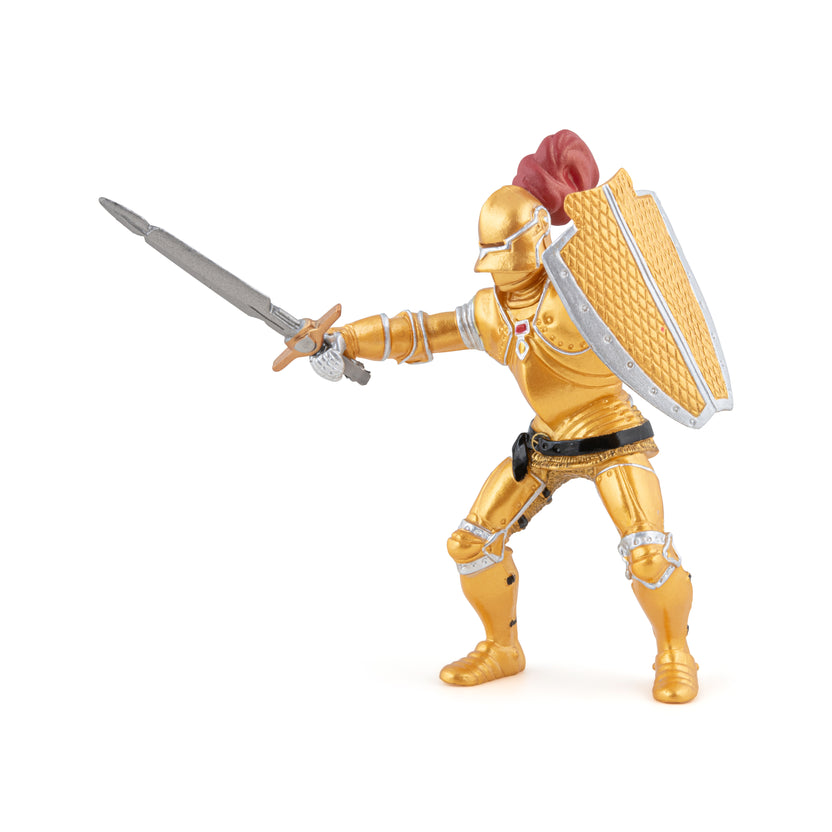 Gold Knight Figurine in Armor - Medieval | Papo France