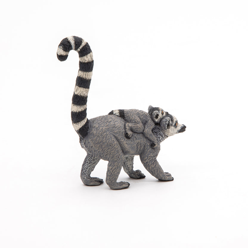 Lemur and Baby Figurine - Wildlife | Papo France