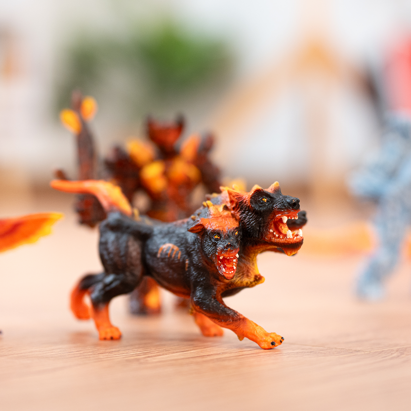 Fire Cerberus Figurine - Fantasy | Papo France
